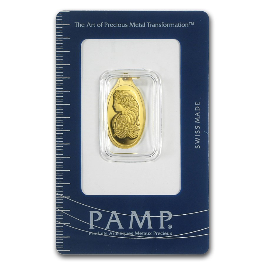 Buy 2.5 gram Gold Pendant - PAMP Suisse (Fortuna, Oval) | APMEX