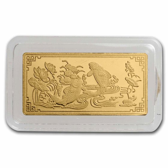 Buy 2 gram Gold Bar - Asian Carp in Capsule | APMEX