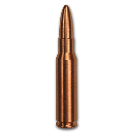 Buy 2 oz AVDP Copper Bullet - .308 Caliber 10-Count Range Pack | APMEX