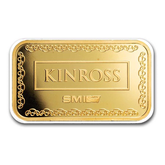 2 oz Gold Bar - Round Mountain Gold Corp (Kinross, SMI)