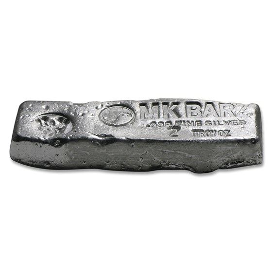 Buy 2 oz Silver Bar - MK Bars & Bullion (Spider, Kit-Kat) | APMEX