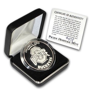 Buy 2 oz Silver Flip Coin - Ohio State/Notre Dame 1995 | APMEX