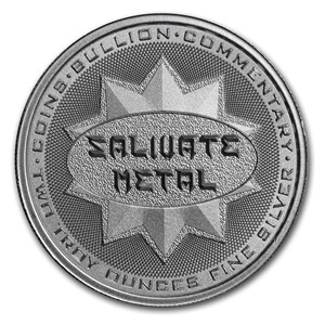 Buy 2 oz Silver High Relief Round - Salivate Metal | APMEX
