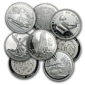Buy 2 oz Silver Round - Dos Onzas (Aztec Calendar) | APMEX