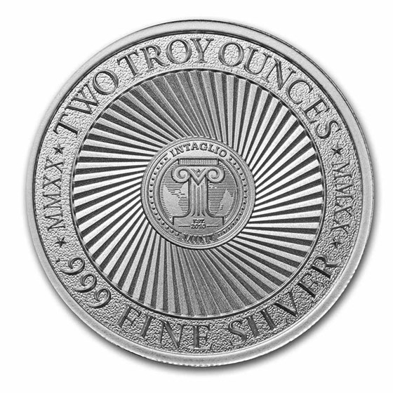 Buy 2 oz Silver Deuce Head Four Skull Type II UHR | APMEX