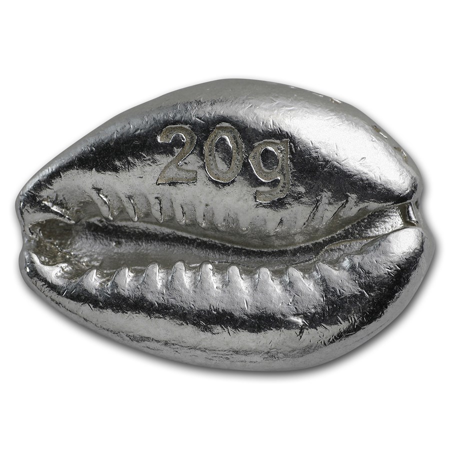 Buy 20 gram Silver Money Cowrie - Metal Concentrators | APMEX