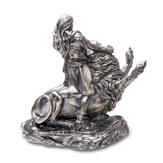 Buy 20 oz Silver Antique Statue - Samson and the Lion | APMEX