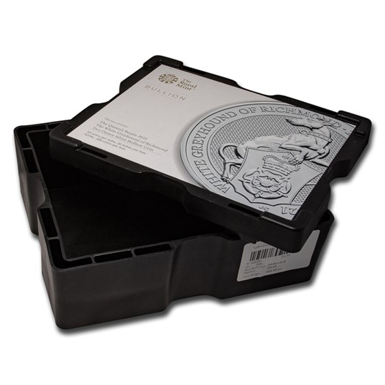 Buy 200-Coin 2 oz Silver White Greyhound Monster Box (Empty, Black) | APMEX