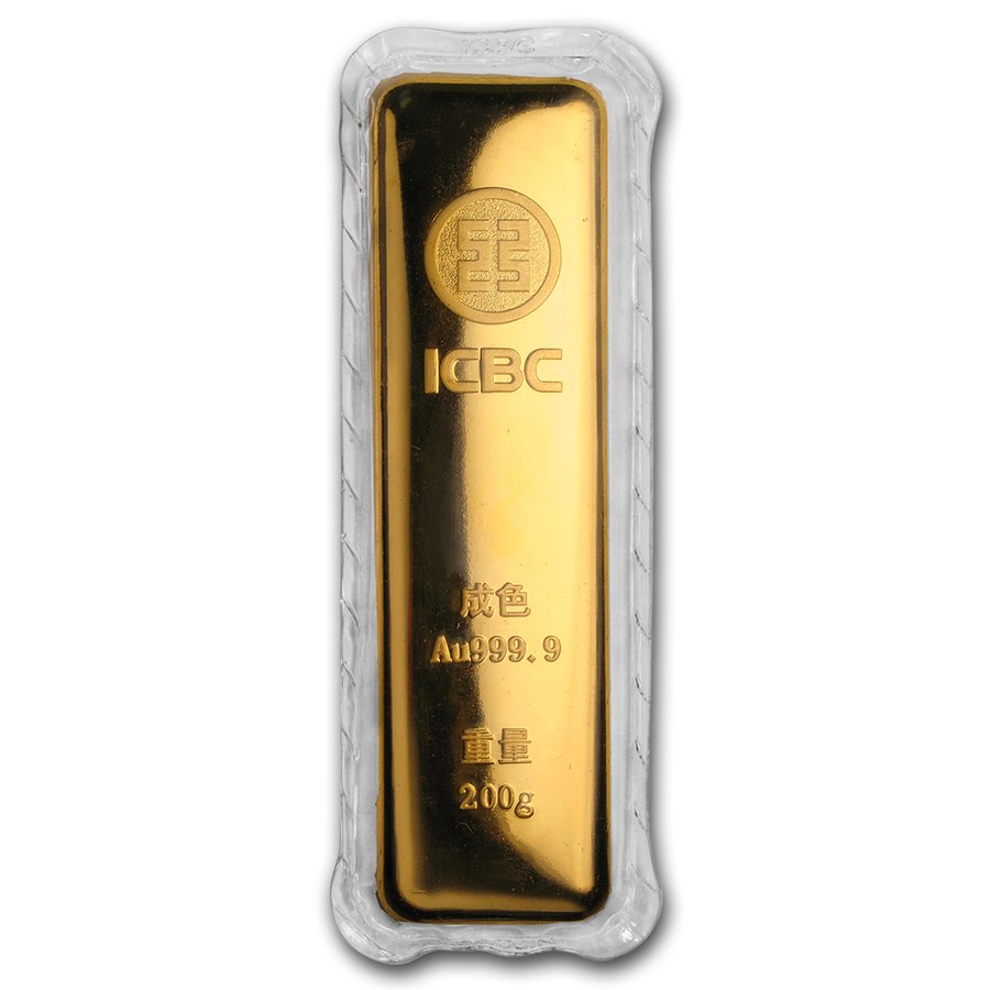 Buy 200 gram Gold Bar - Industrial and Commercial Bank of China | APMEX