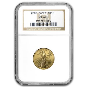 Buy 2000 1/4 oz American Gold Eagle MS-69 NGC | APMEX