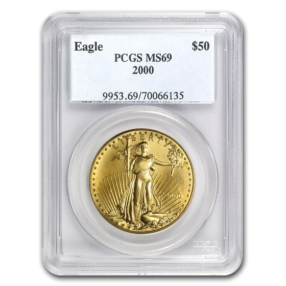 Buy 2000 1 oz Gold Eagle MS-69 PCGS | APMEX