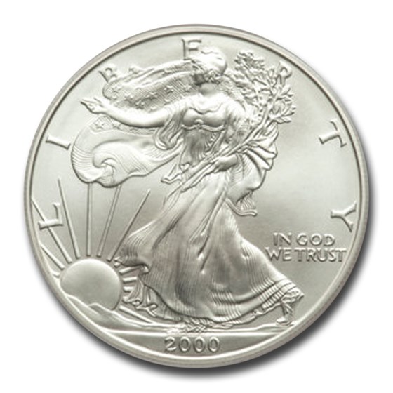 Buy 2000 American Silver Eagle MS-70 PCGS (Millennium Set) | APMEX