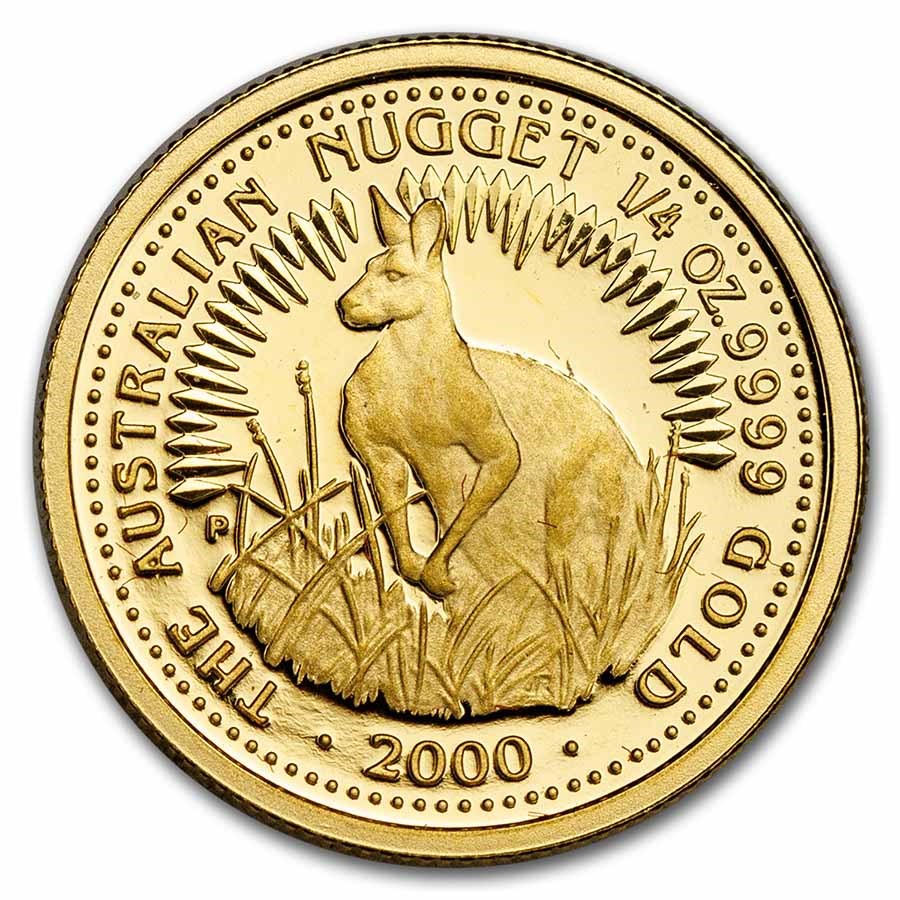 Buy 2000 Australia 1/4 oz Gold Nugget Proof | APMEX