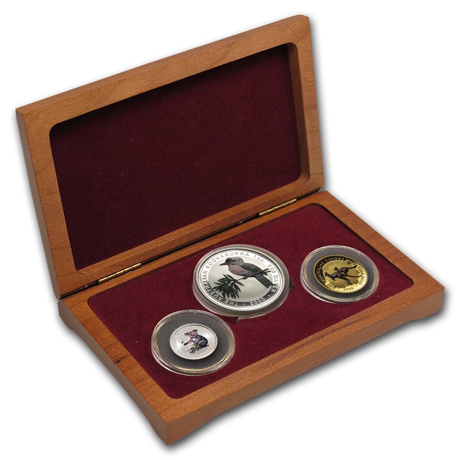 Buy 2000 Australia 3-Coin Tri-Metal Proof Set | APMEX