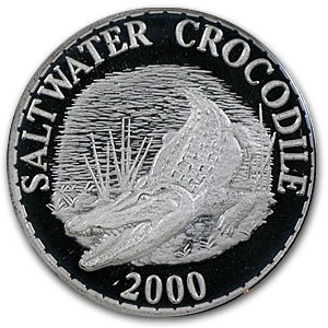Buy 2000 Australia Silver Downie's Australian Crocodile | APMEX