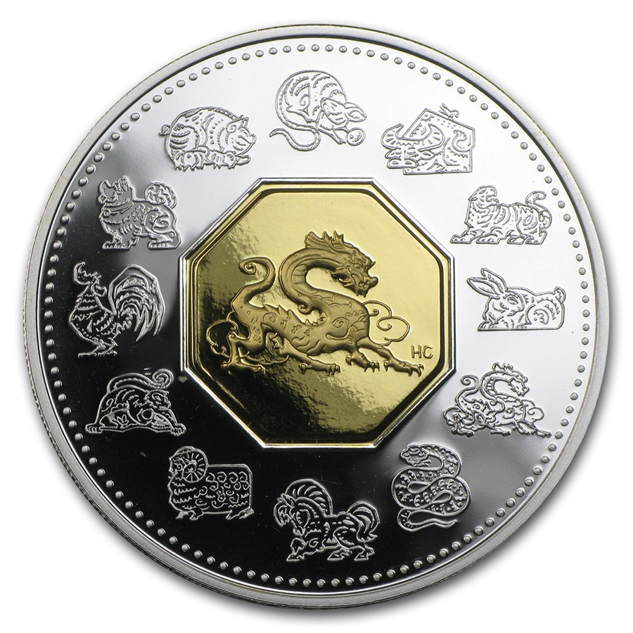 Buy 2000 Canada 1 oz Silver Year of the Dragon Proof | APMEX