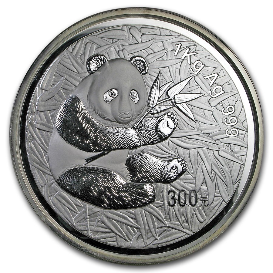 Buy 2000 China 1 kilo Silver Panda Proof (w/Box & COA) | APMEX