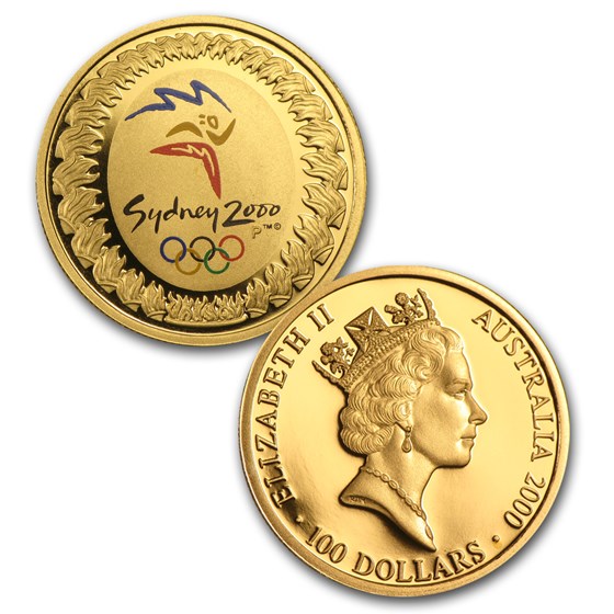 Buy 2000 Gold Sydney Olympics Coin Proof Set (w/Wood Box & COA) | APMEX