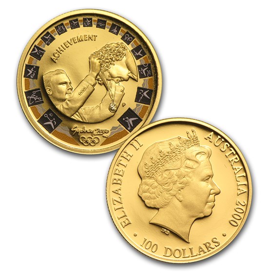 Buy 2000 Gold Sydney Olympics Coin Proof Set (w/Wood Box & COA) | APMEX