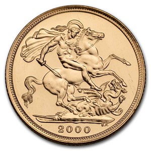 2000 Great Britain Gold Sovereign Elizabeth II BU