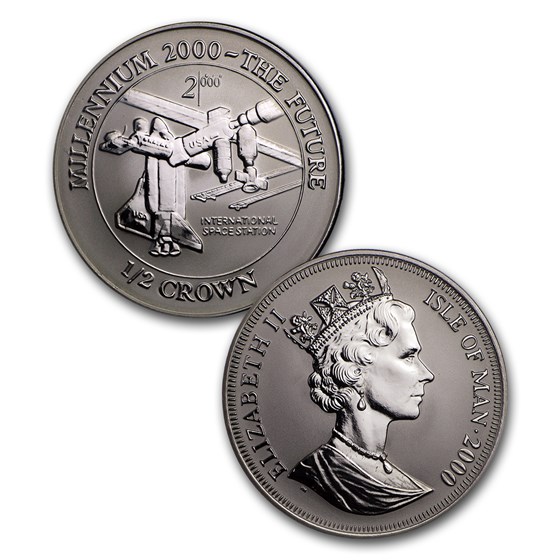 Buy 2000 Isle of Man 3-Coin Tri-Metal Millennium Set (w/box and COA ...