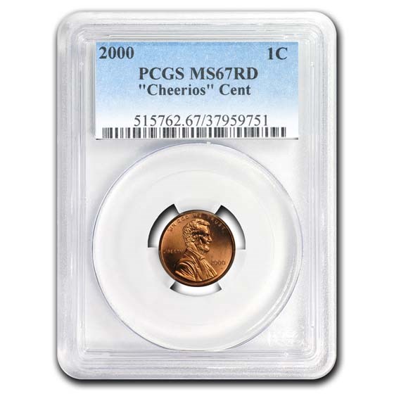 Buy 2000 Lincoln Cheerios Cent MS-67 PCGS (Red) | APMEX