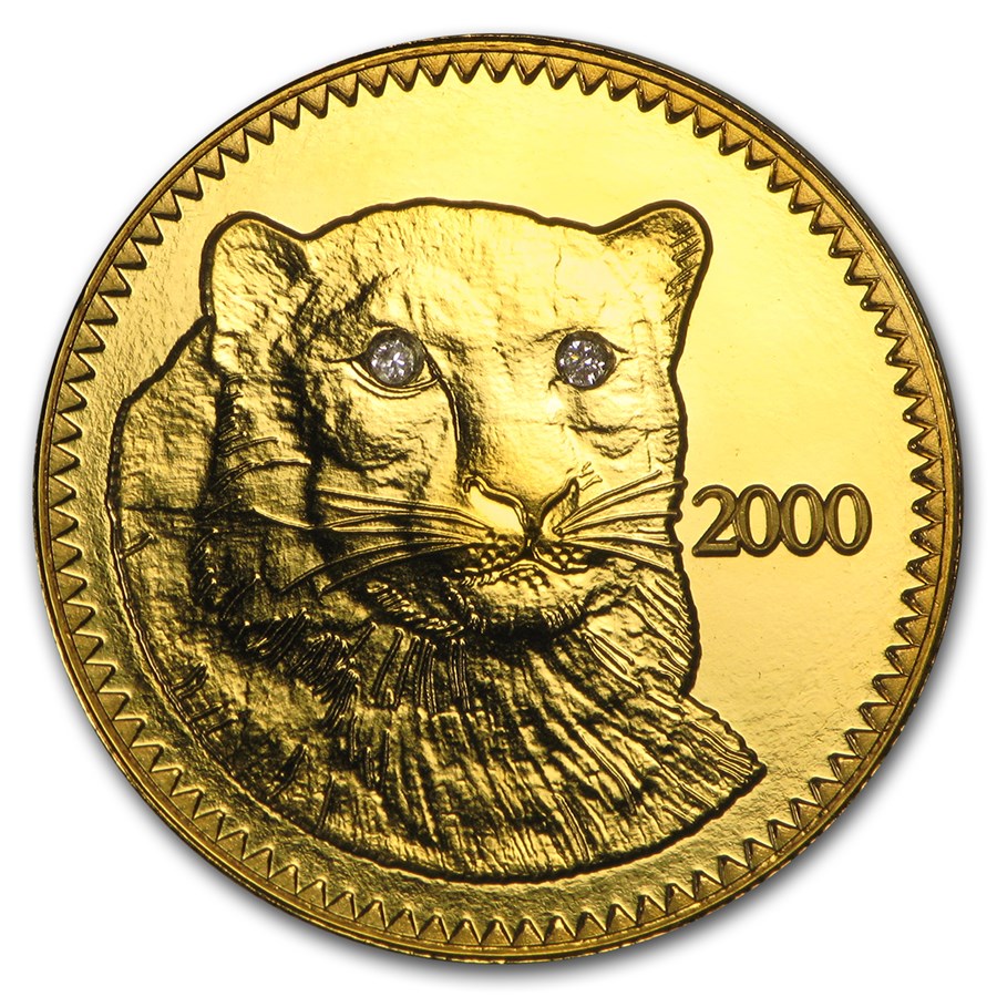 Buy 2000 Mongolia Proof Gold 1000 Tugrik Tiger | APMEX