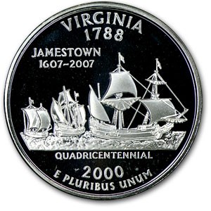 Buy 2000-S Virginia State Quarter Gem Proof (Silver) | APMEX