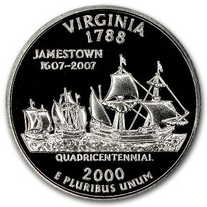 Buy 2000-S Virginia State Quarter Gem Proof | APMEX