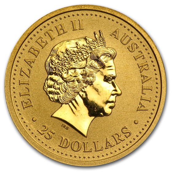 Buy 2001 1/4 oz Gold Year of the Snake Lunar Coin SI (Abrasions) | APMEX