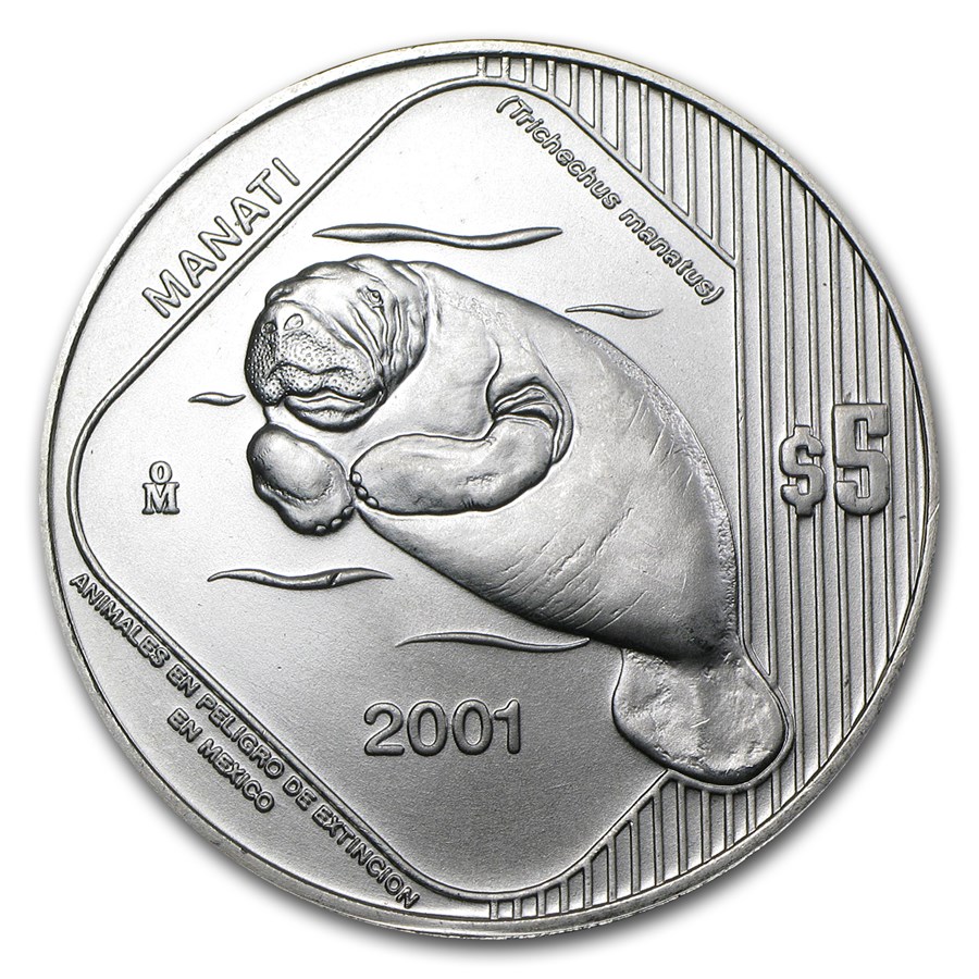 Buy 2001 1 oz Silver Manati (Manatee) | APMEX