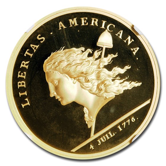 Buy 2001 (1781) France Gold Libertas Americana Medal PF-68 UCAM NGC | APMEX