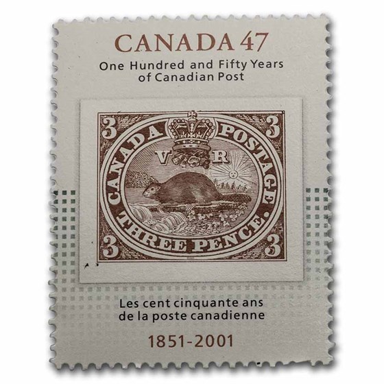 Buy 2001 Canada 150th Anniversary of the First Postage Stamp Set | APMEX