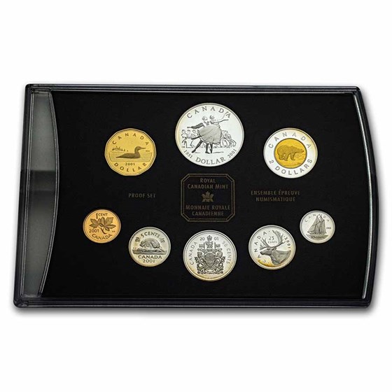 Buy 2001 Canada 8-Coin Silver Proof Set (National Ballet of Canada) | APMEX