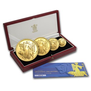Buy 4-Coin 2001 Gold Britannia Proof Set (w/Box/COA) | APMEX