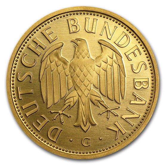 Buy 2001 Germany Gold 1 DM Farewell to the Deutsche Mark BU | APMEX