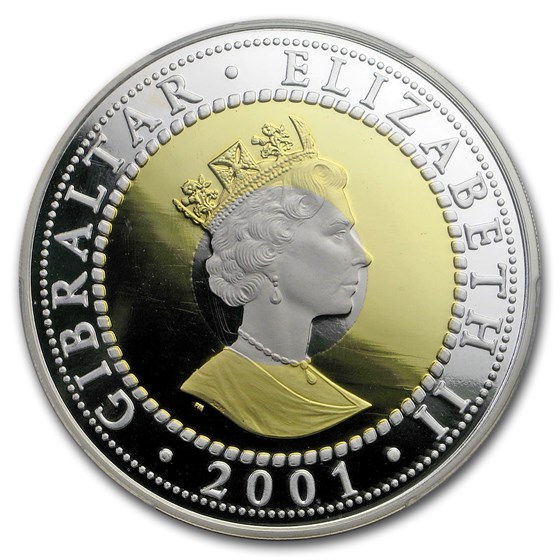 Buy 2001 Gibraltar Tri-Metal 5 Crown PR-68 PCGS | APMEX