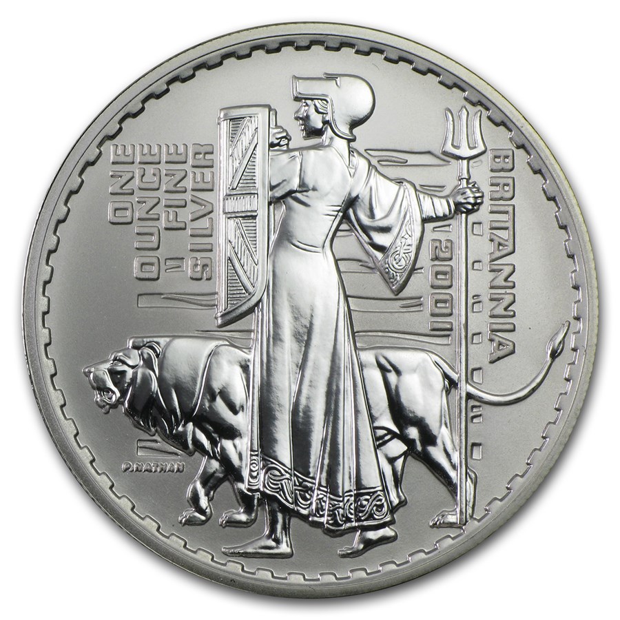 Buy 2001 Great Britain 1 oz Silver Proof Britannia (w/Box & COA) | APMEX