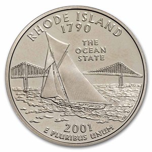 Buy 2001-S Rhode Island State Quarter Gem Proof | APMEX