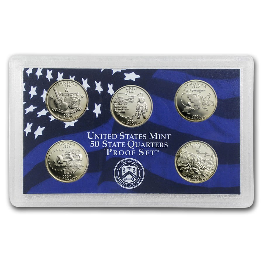 Buy 2002 50 State Quarters Proof Set (No Box/COA) | APMEX