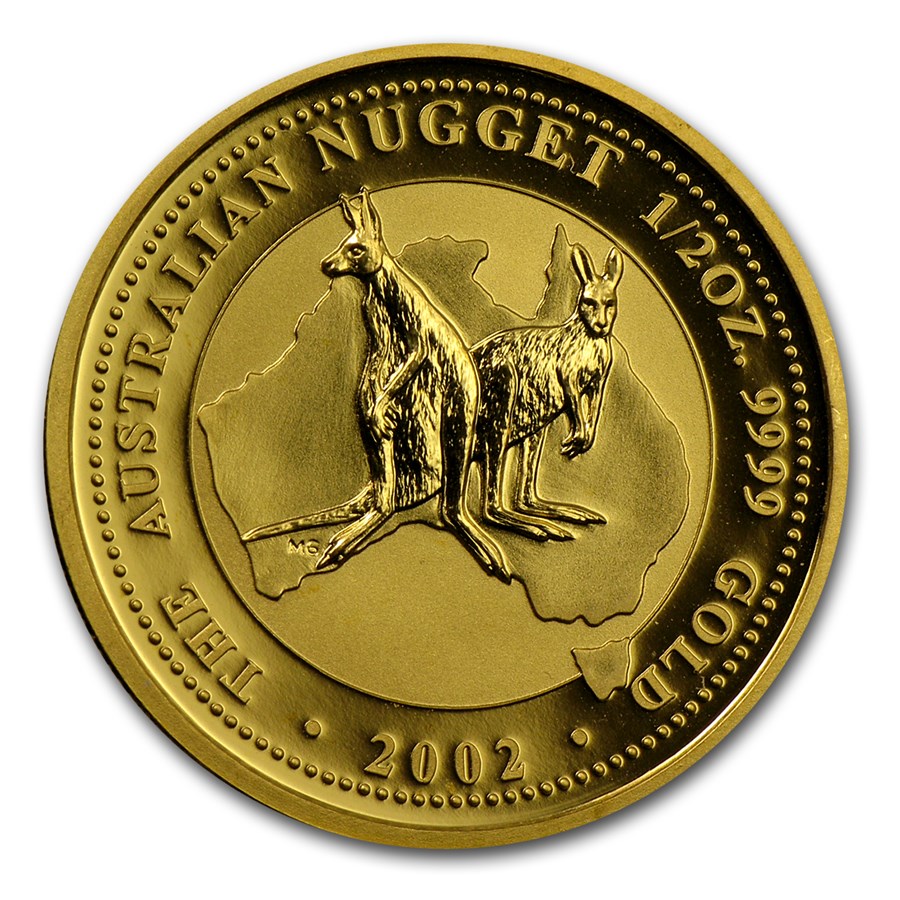 Buy 2002 Australia 1/2 oz Gold Nugget BU | APMEX