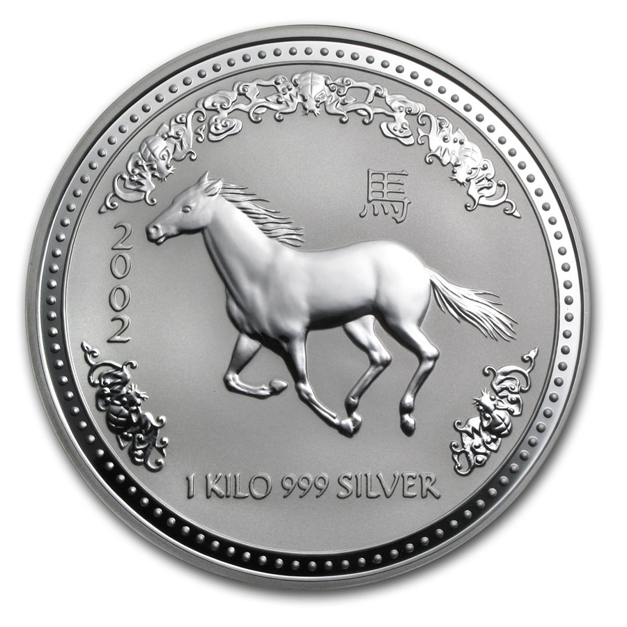 Buy 2002 Australia 1 kilo Silver Year of the Horse BU | APMEX
