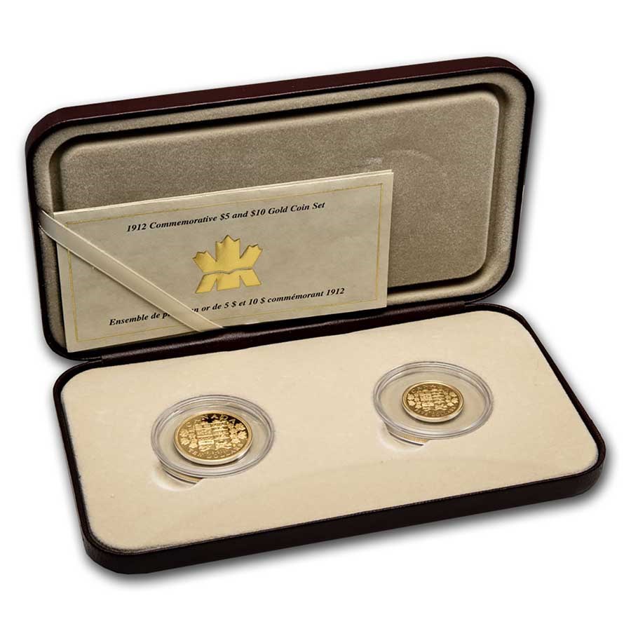 Buy 2002 Canada Gold $10, $5 - 90th Anniversary of Gold Coinage Set | APMEX
