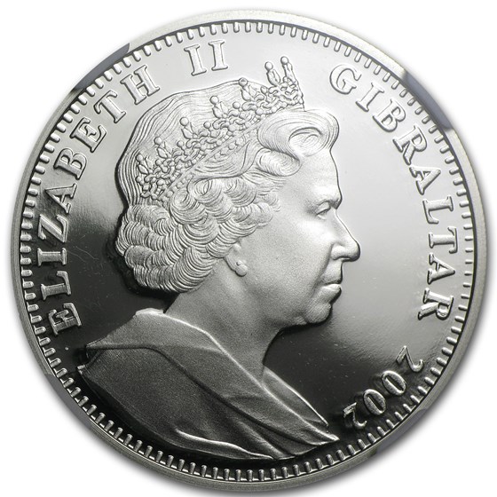 Buy 2002 Gibraltar Proof 1 oz Gold/Silver Electrum Crown PF-70 NGC | APMEX