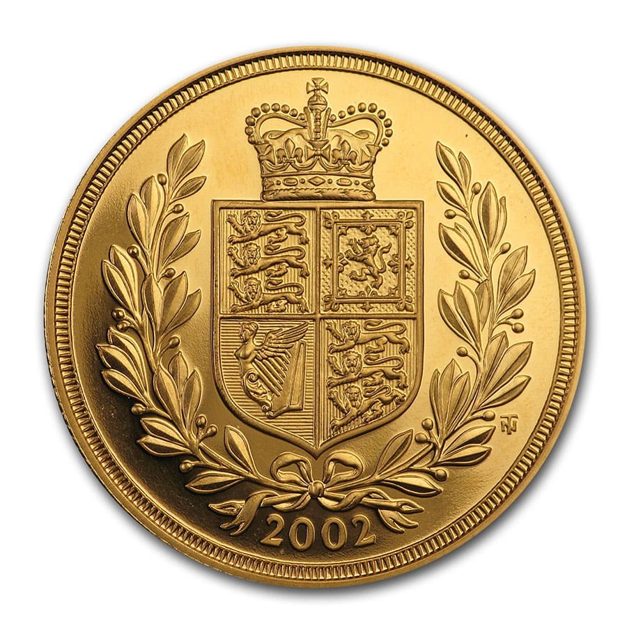 Buy 2002 Great Britain Gold £2/Double Sovereign Queen's Jubilee Proof ...
