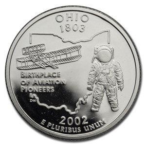 Buy 2002-S Ohio State Quarter Gem Proof (Silver) | APMEX