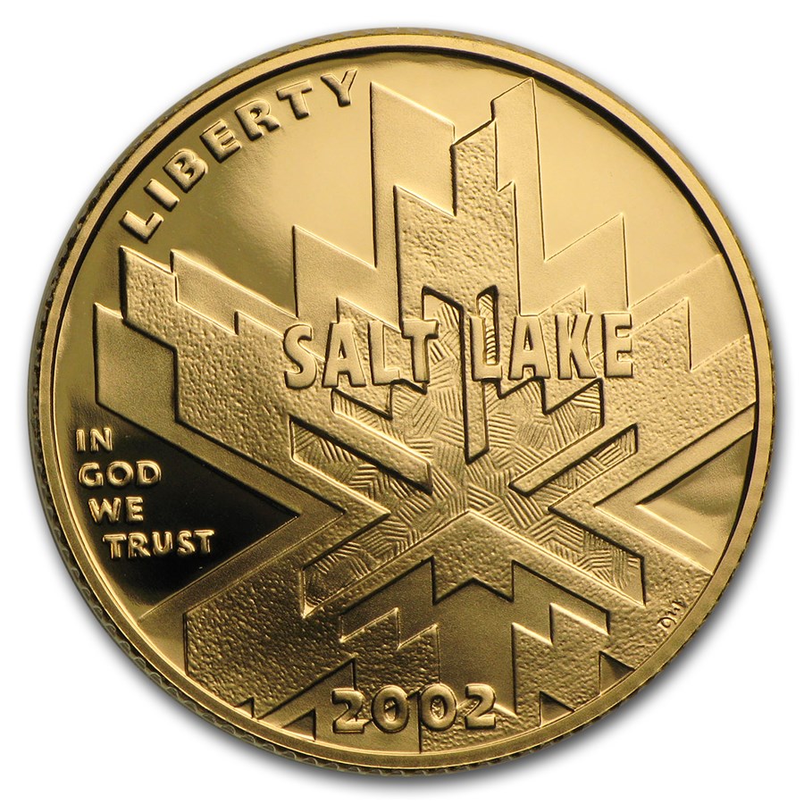Buy 2002-W Gold $5 Commem Olympic Winter Games Proof (w/Box & COA) | APMEX Buy 2002-W Gold $5 Commem Olympic Winter Games Proof (w/Box & COA) | APMEX