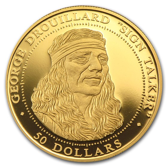 Buy 2003 1/2 oz Gold Proof Round - Shawnee Tribe Drouillard | APMEX