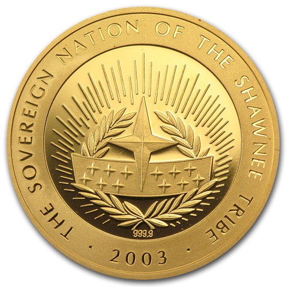 Buy 2003 1/2 oz Gold Proof Round - Shawnee Tribe Drouillard | APMEX