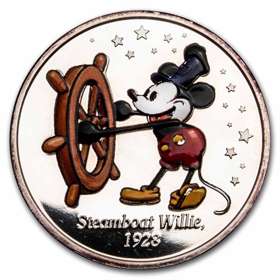 Buy 2003 1 oz Silver Proof Round - 75 Years with Mickey (6-Coin Set ...